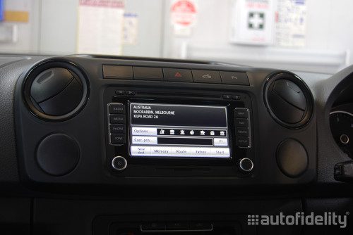 RNS 510 Touchscreen Integrated Navigation System with Integrated Rear ...